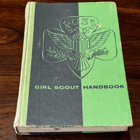 Other | Vintage Girl Scout Handbook 1955 Hardcover Manual Girls Scouts ...
